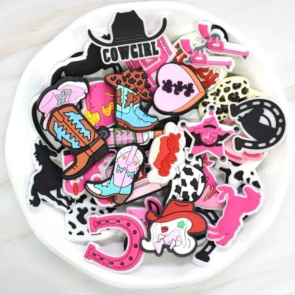 10 Piece Western Cowboy Cowgirl Iron On Embroidered Patches – Making ...