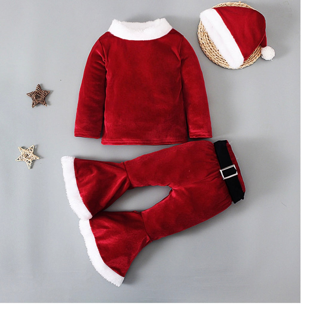 Girls Christmas Santa Pant Suit – Making Your Statement